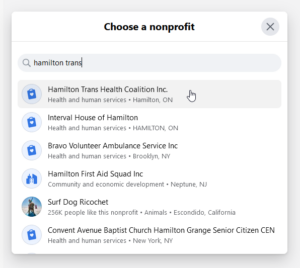 Support HTHC with a Facebook Fundraiser – Hamilton Trans Health Coalition